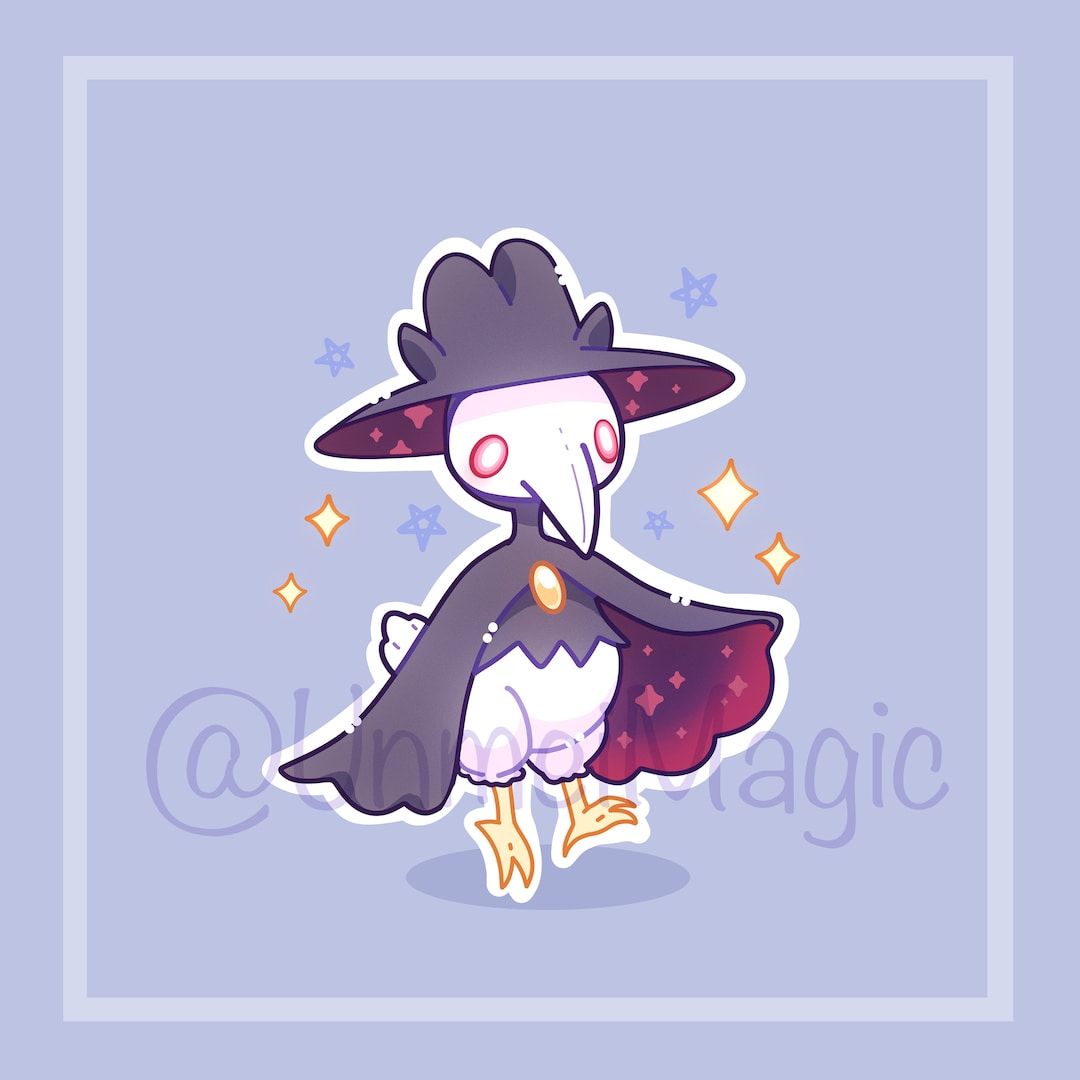 Chibi Plague Doctor Art Digital Download File Stickers Prints Wall Art ...