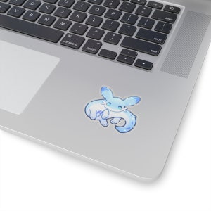 Chibi Icy Ferret Sticker: Cute Vinyl Kiss-cut Art - Etsy