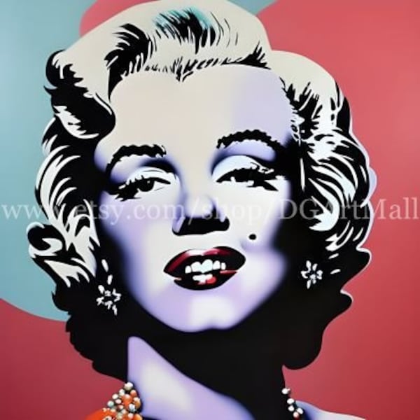 Marilyn Monroe Vogue Poster - Etsy