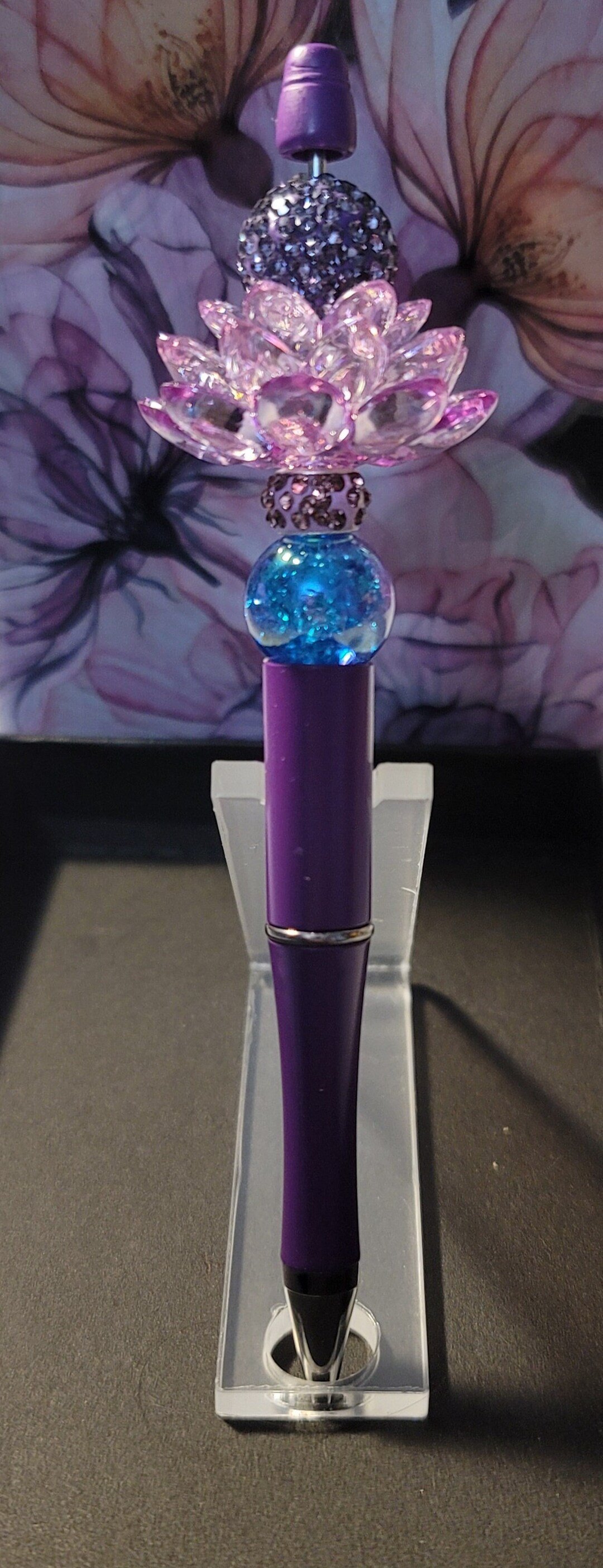 Lotus Flower Bead Pen - Etsy