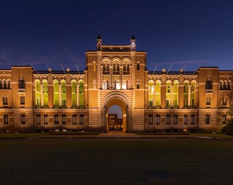 Rice University, Lovett Hall Attenuated Columns, Houston, Neo-byzantine ...