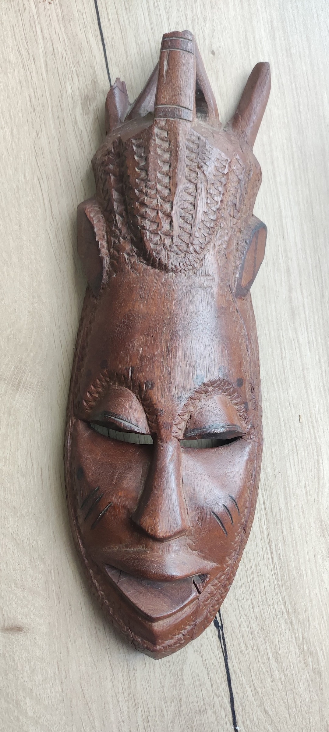 Senegalese African Mask - Etsy