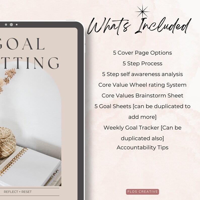 Editable Canva Goal Setting Template Instant Download Goal - Etsy