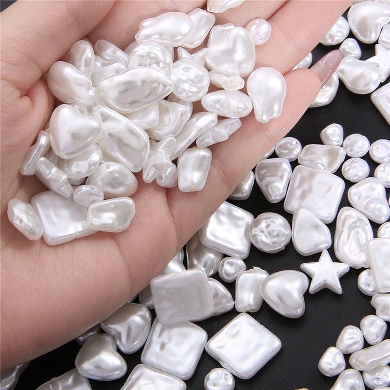 DIY Pearl Bead Jewelry Making Kit, Bracelet, Earring Craft - Etsy