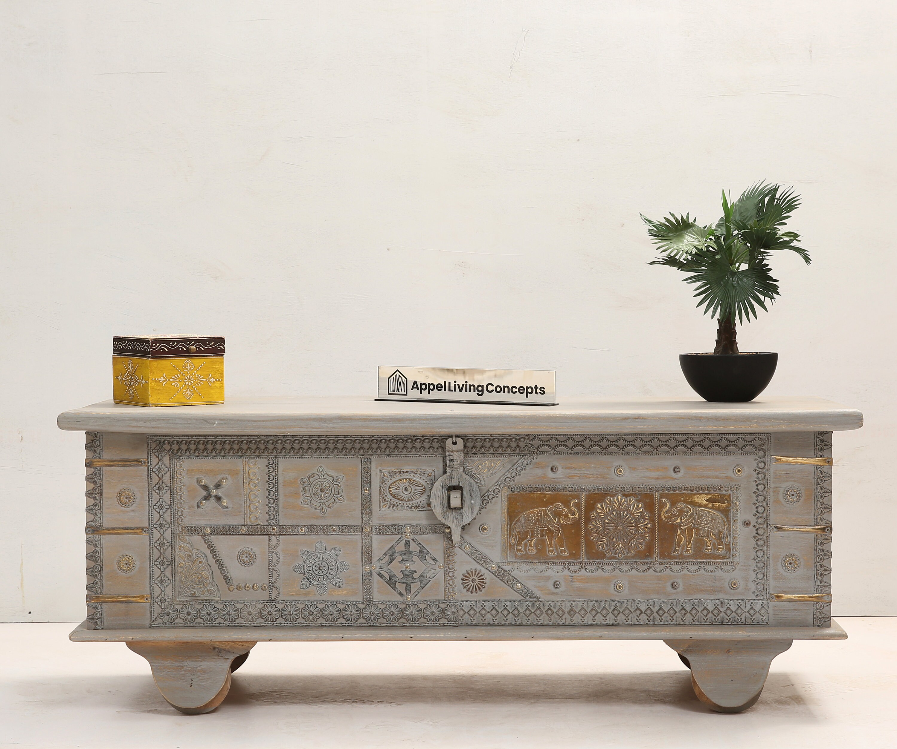 Reclaim Wood Chest Box Bukhara Trunk - Etsy