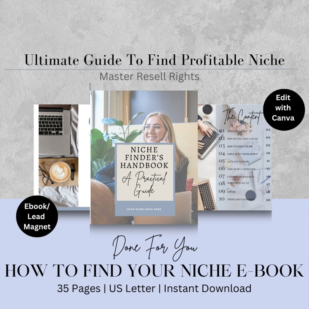 How to Find Your Niche PLR MRR How to Find Your Niche Workbook Niche ...