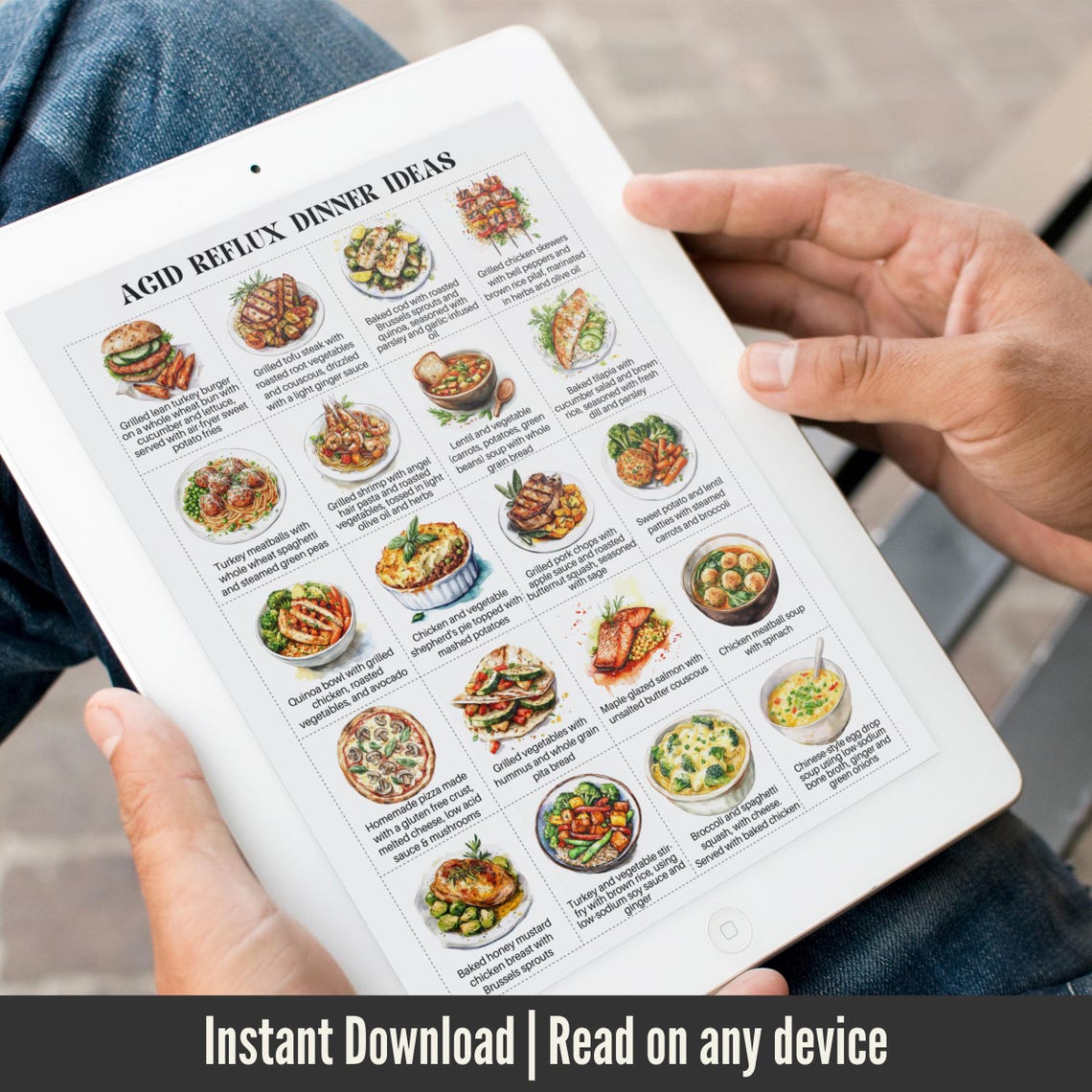 100 Acid Reflux Meal Ideas for Acid Reflux Food Guide Meal Plan, Acid ...