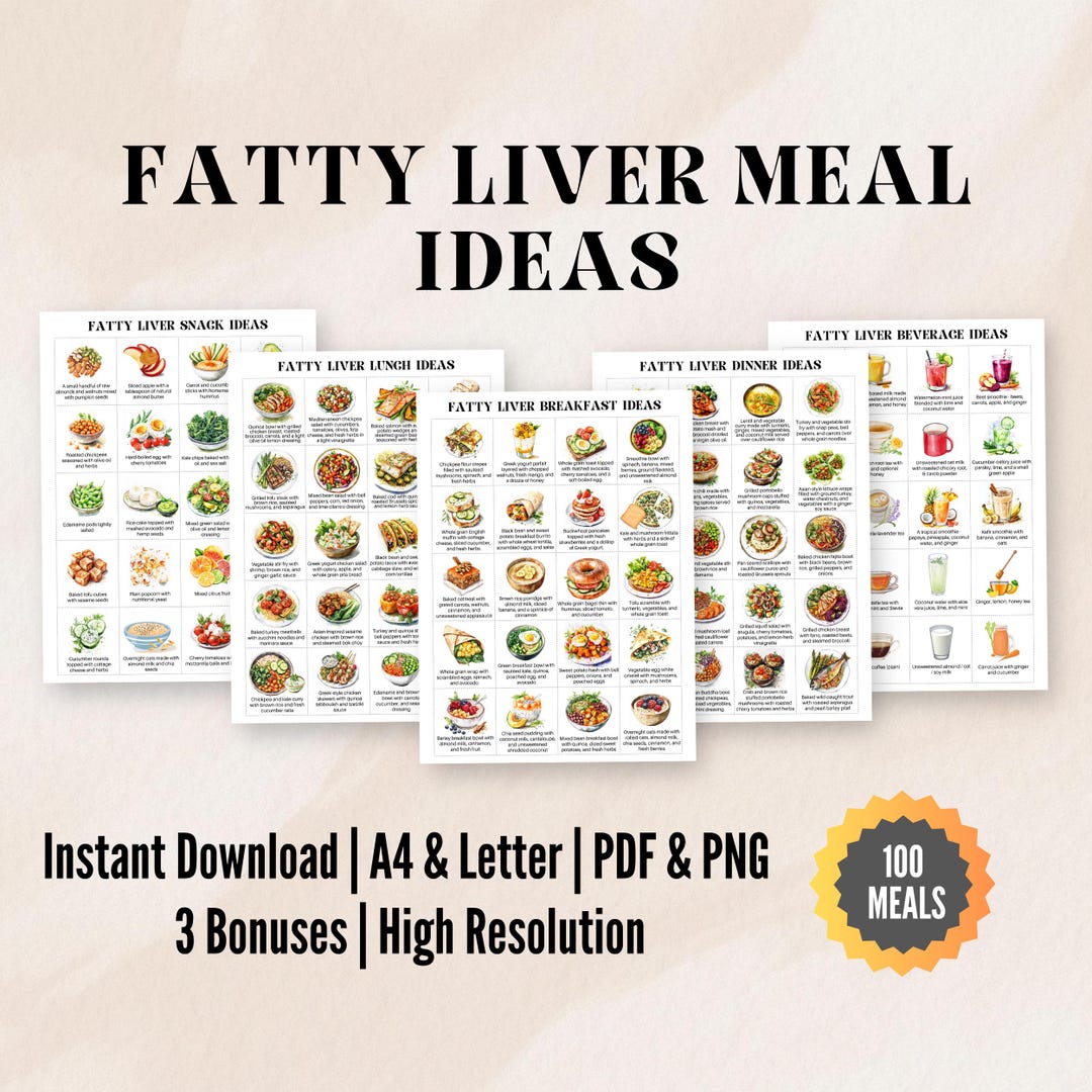 100 Fatty Liver Meal Ideas for Fatty Liver Meal Plan, Fatty Liver ...