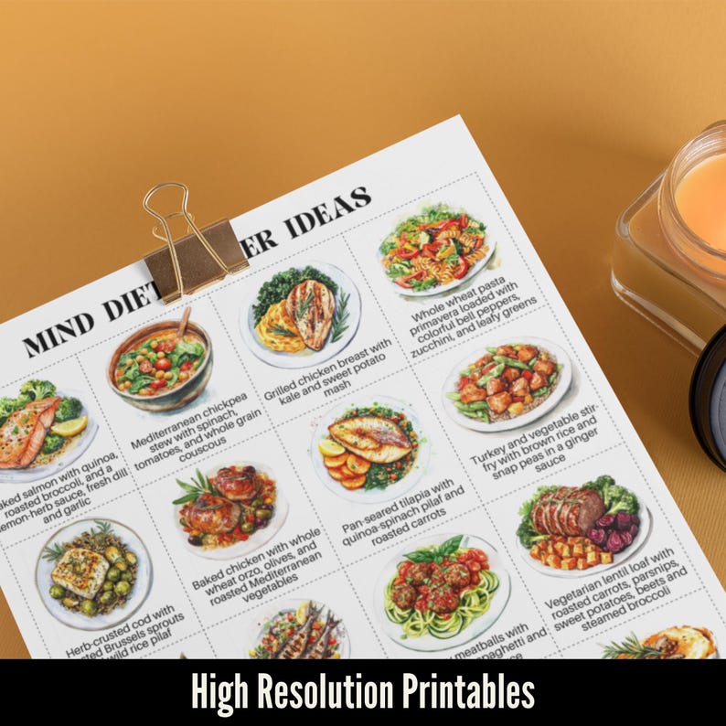 80 MIND Diet Meal Ideas for MIND Diet Meal Plan, MIND Diet Food Guide ...