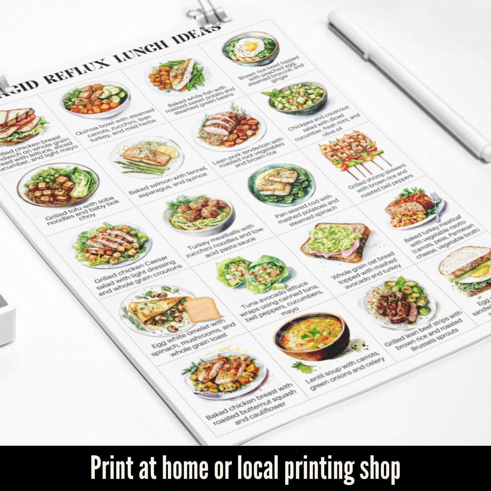 100 Acid Reflux Meal Ideas for Acid Reflux Food Guide Meal Plan, Acid ...