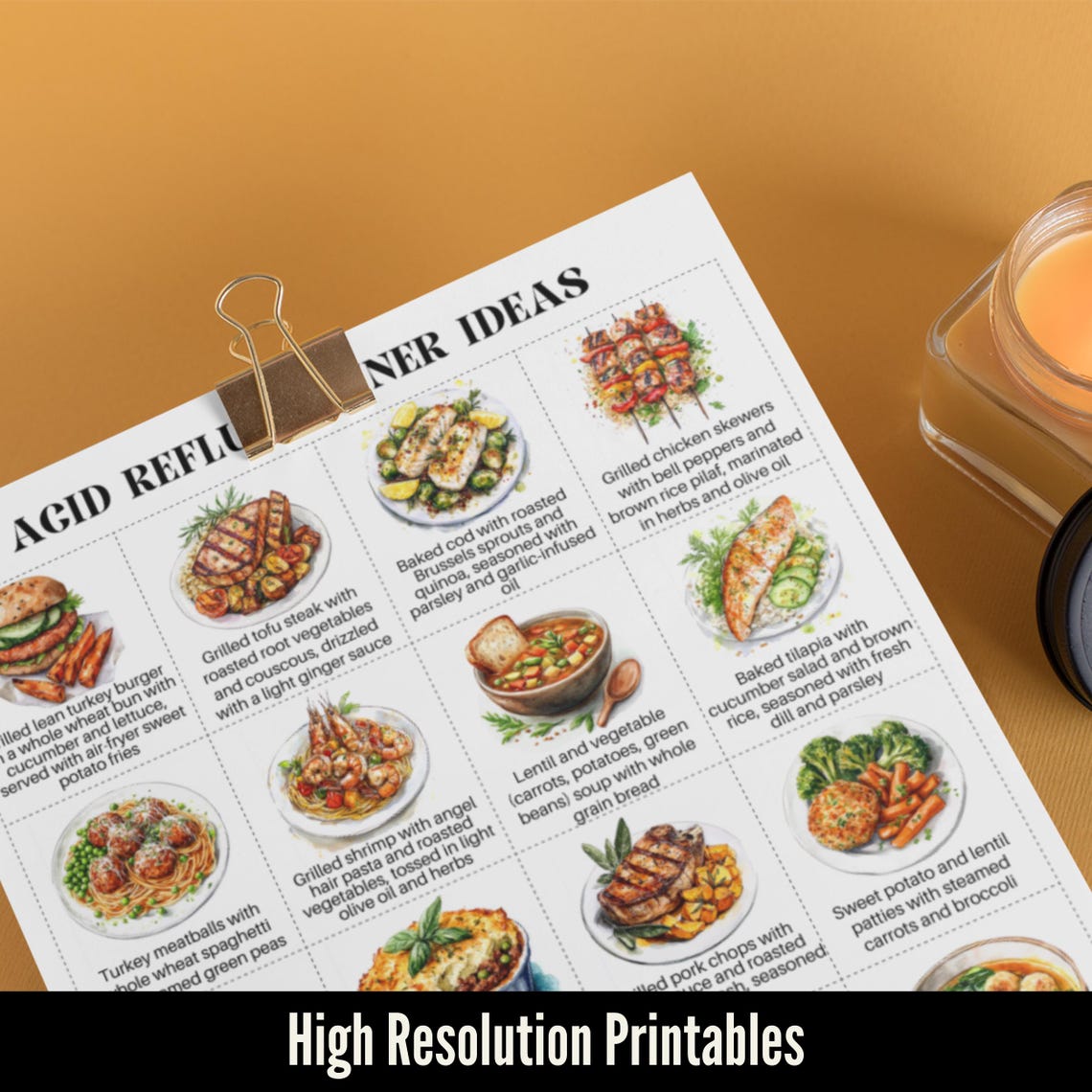 100 Acid Reflux Meal Ideas for Acid Reflux Food Guide Meal Plan, Acid ...