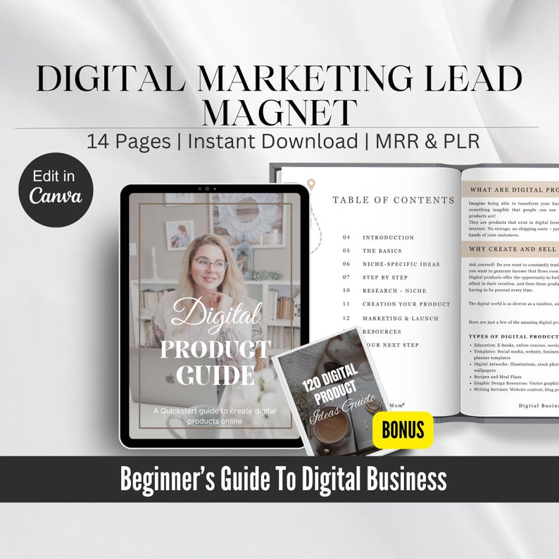 Lead Magnet Digital Marketing | Digital Marketing Freebie | Freebie for Lead Generation ...