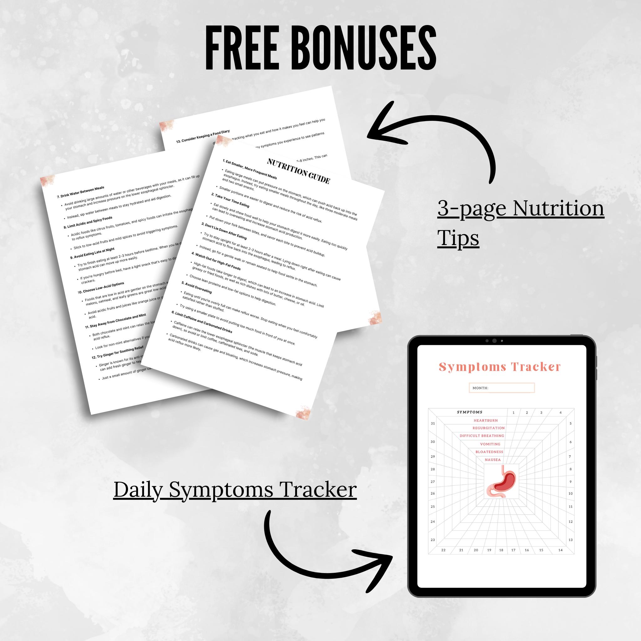 GERD Food List, for GERD Meal Plans, GERD Diet Shopping List, Gerd Diet ...