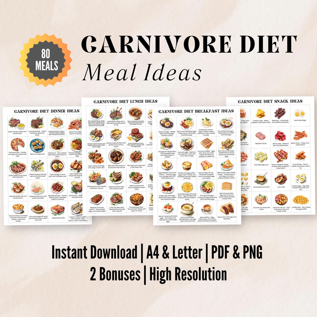80 Carnivore Diet Meal Ideas for Carnivore Diet Meal Plan, Carnivore ...