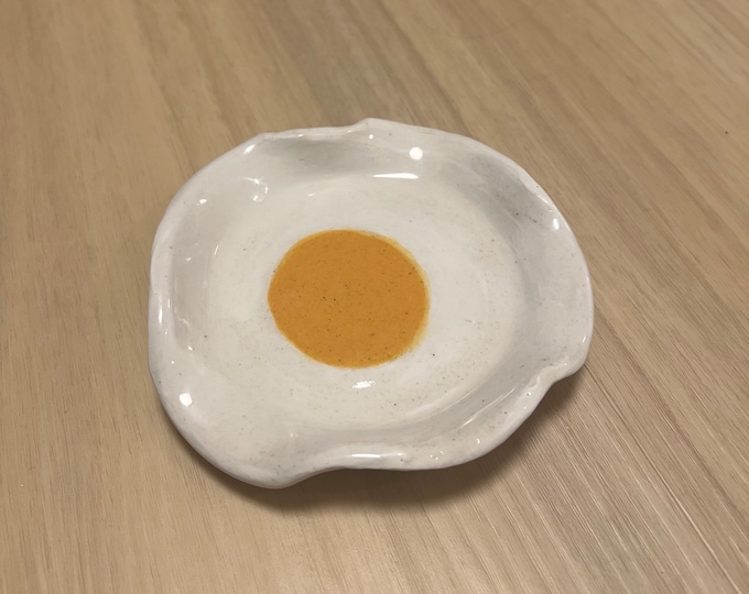 Sunny Side up Fried Egg Spoon Rest Small Dish - Etsy