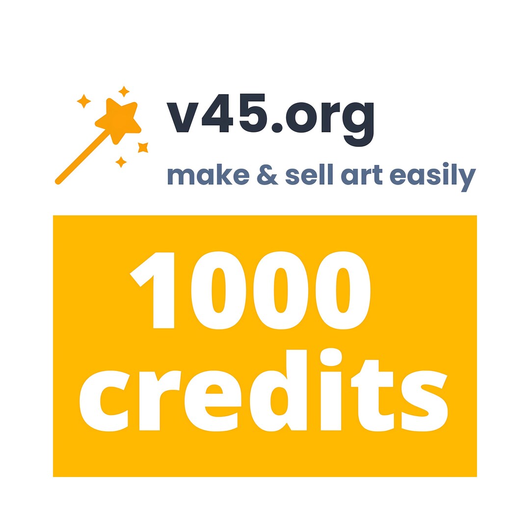 V45.org 1000 Credits Pack for Digital Art Listing Creator, Background ...