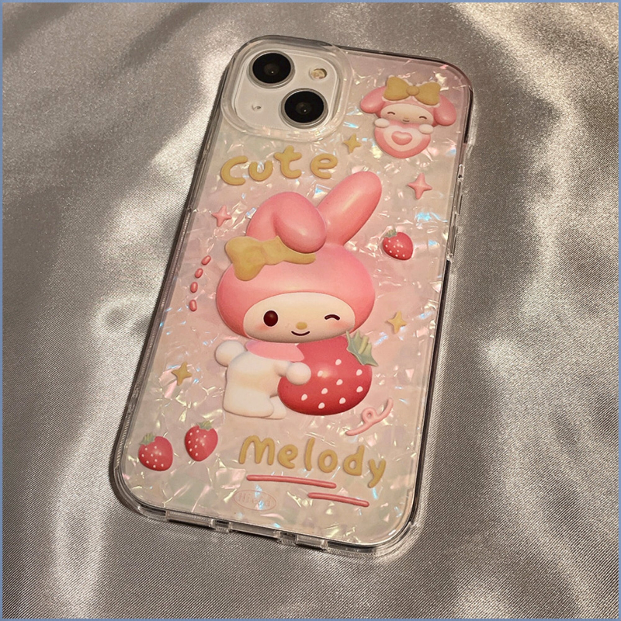 Kawaii Cute Cartoon Couple Cinnamon Baby Pink Dog Cat Pattern - Etsy