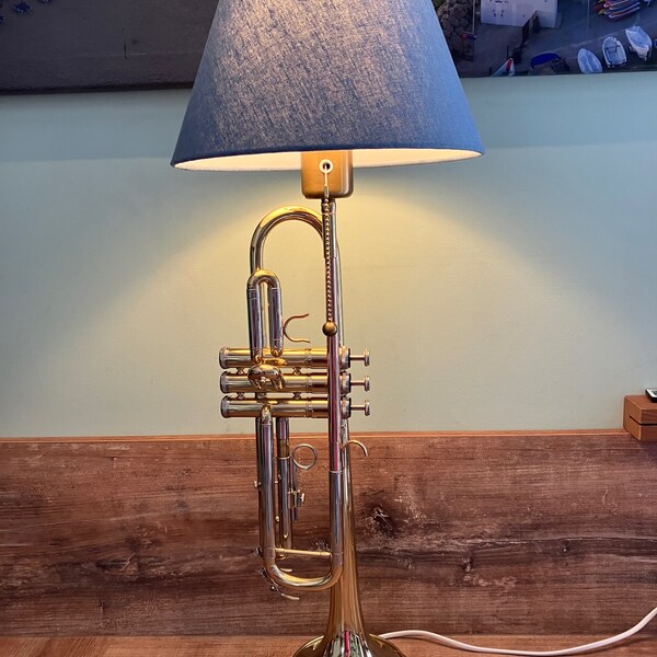 Trumpet Lamp - Etsy