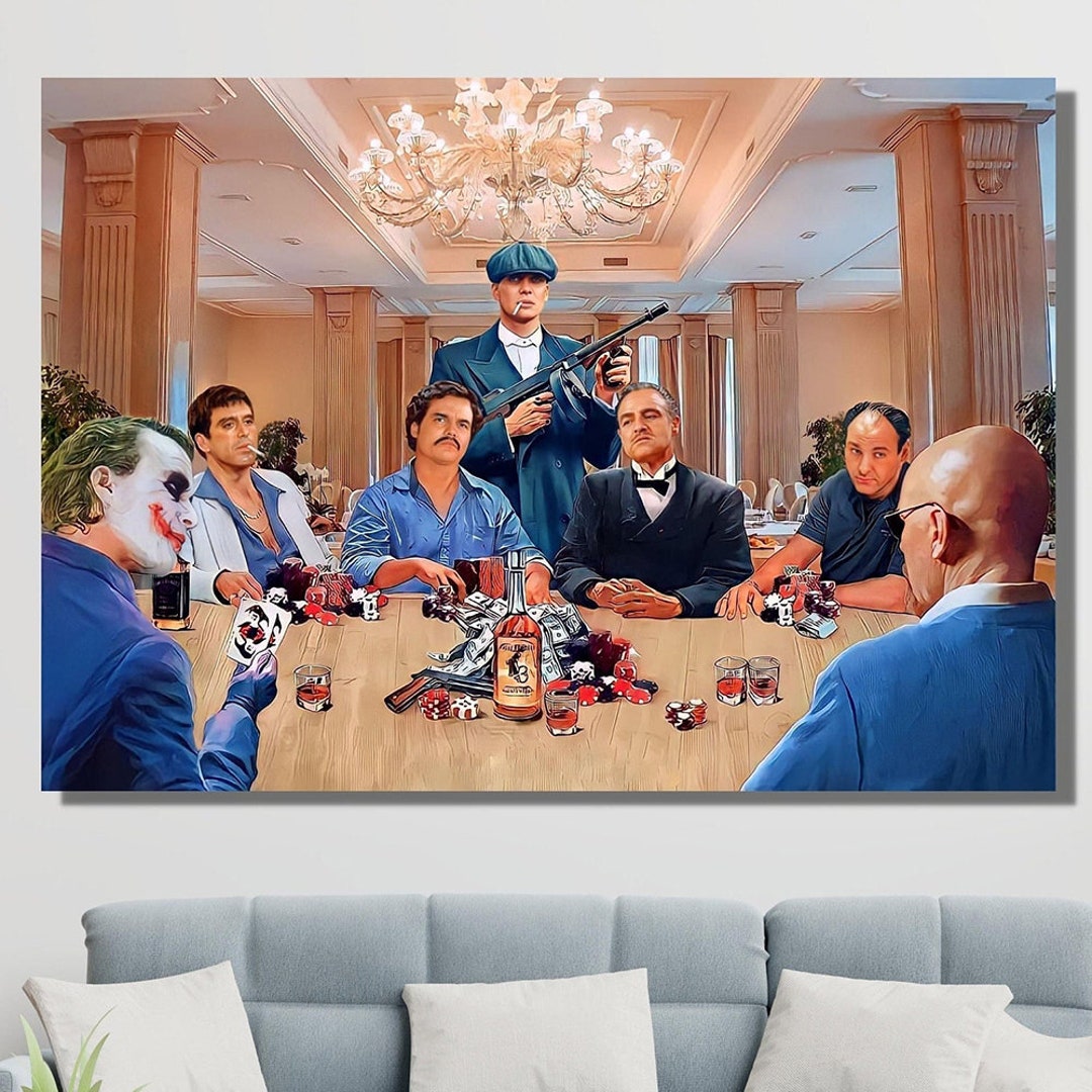 Mafia Poker Night Poster - Etsy