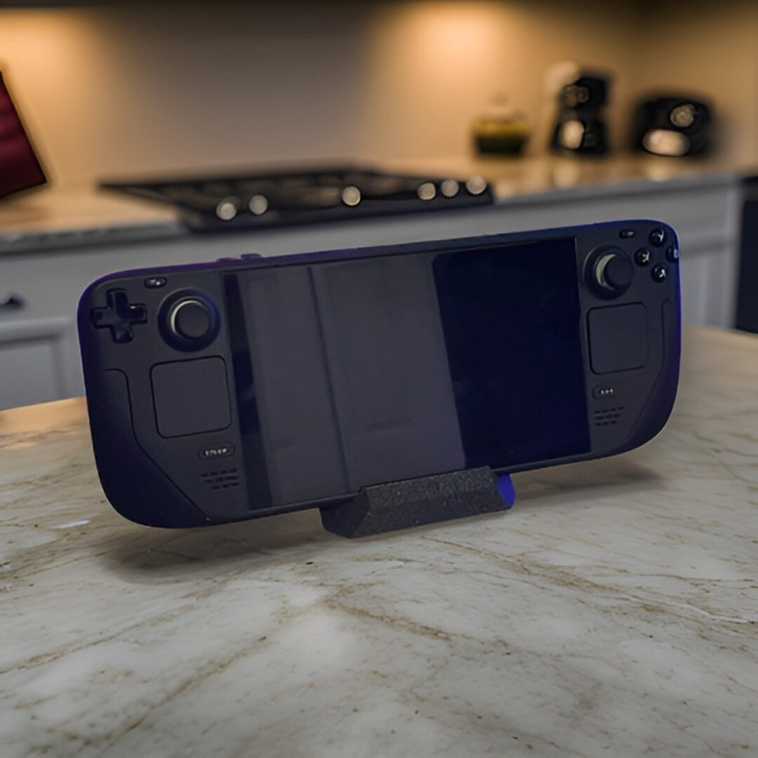 Steam Deck Horizontal Console Stand, 3D Printed, Handheld Dock, Gaming ...