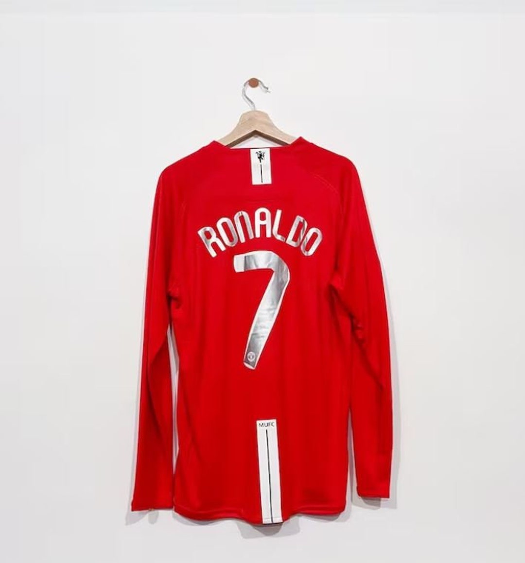 Cristiano Ronaldo Manchester United 2007/2008 Retro Football - Etsy