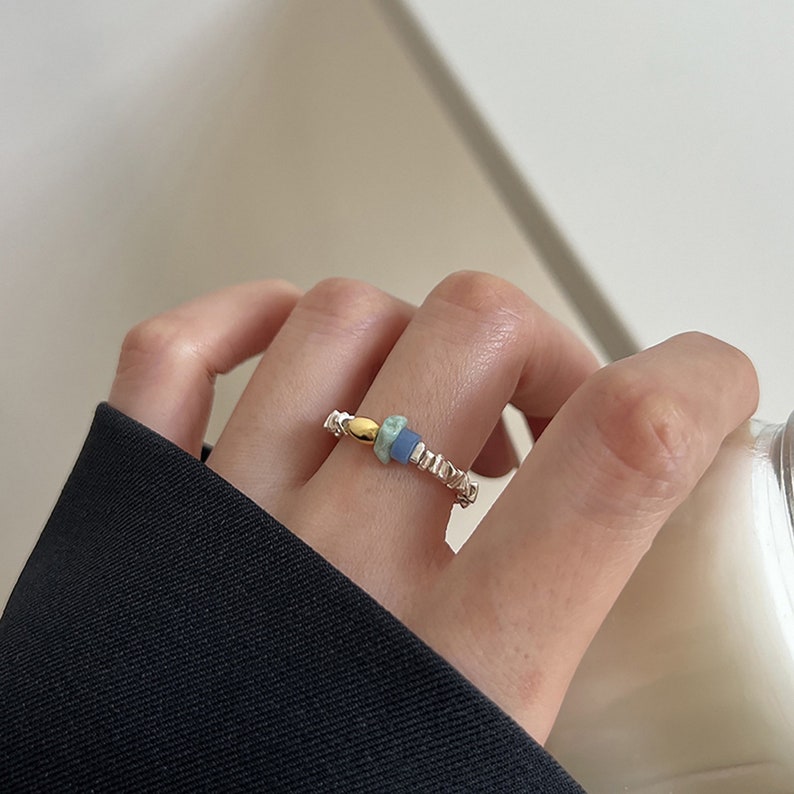 Color Matching Rings Crystal Rings Zirconia Rings Fashion - Etsy