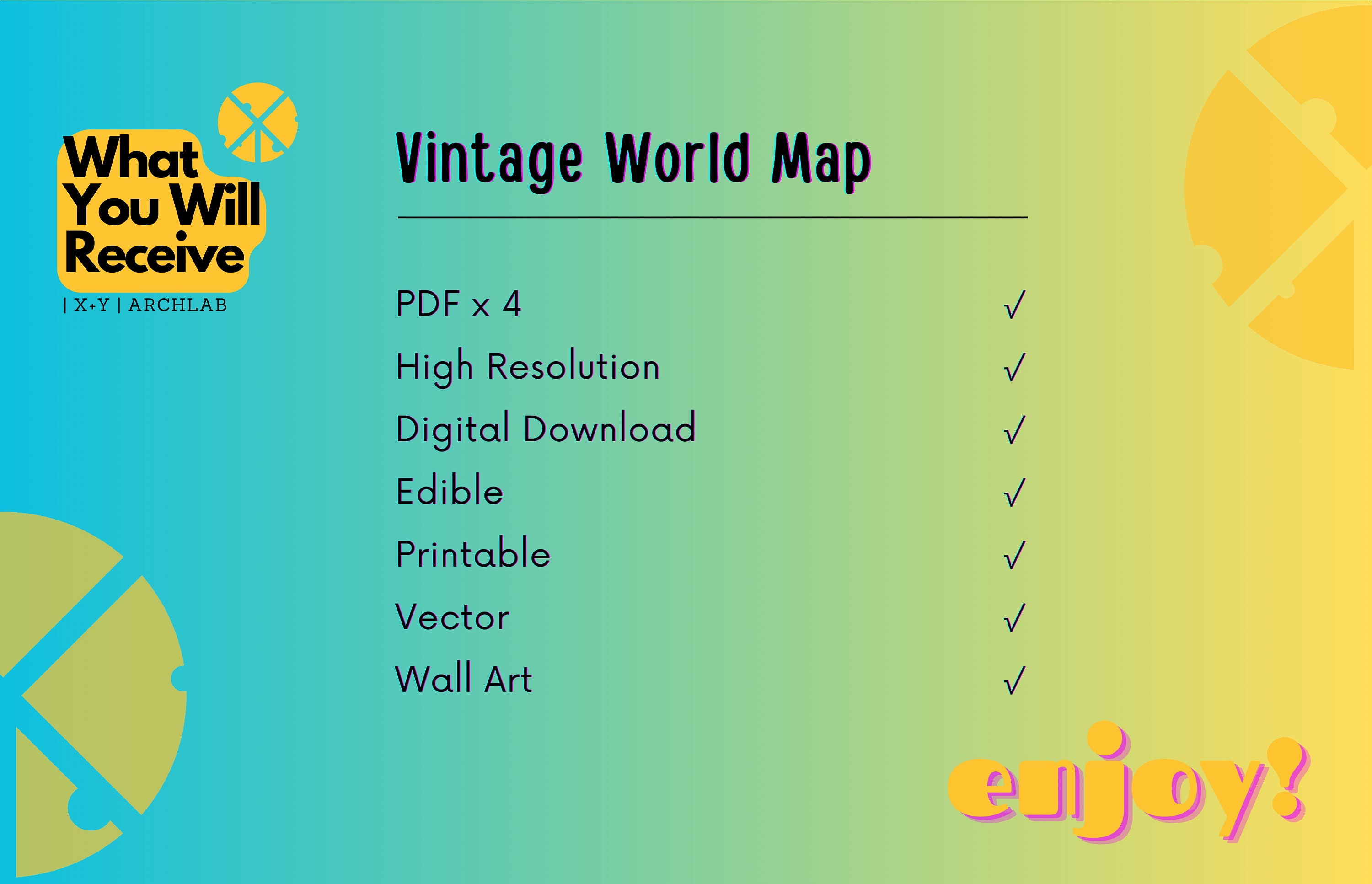 Detailed Vintage World Map, Digital Download, High Resolution, Edible ...