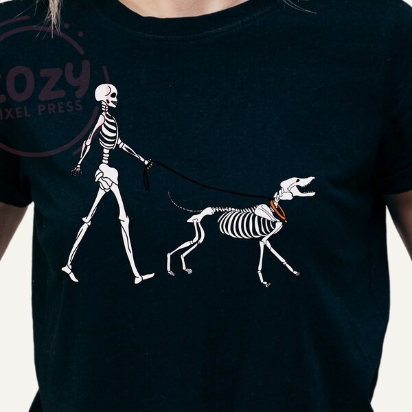 Skeleton Walking Dog - Etsy