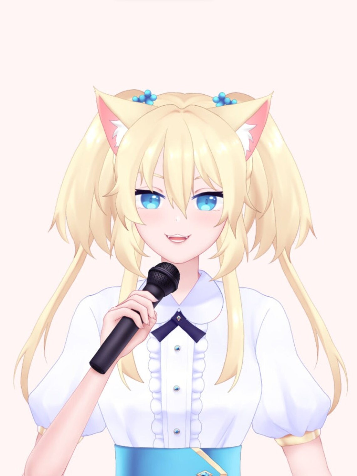 Hand Holding Karaoke Microphone [vtuber Asset] - Etsy