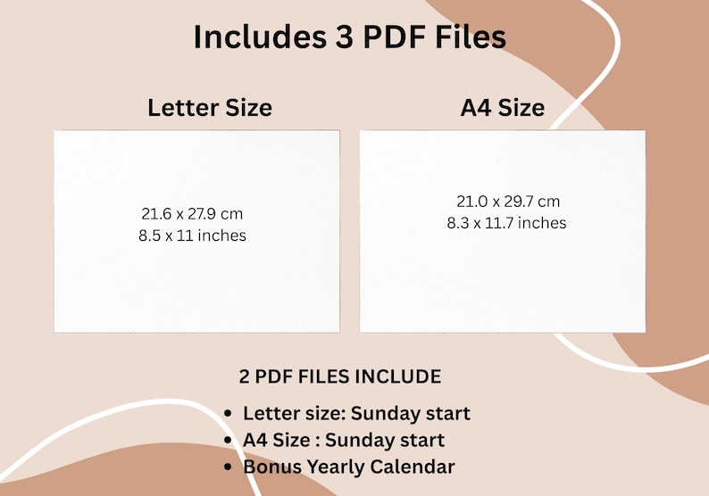 2026 Calendar Plus Year 2026 Landscape Elegant Monthly Calendar Wall ...