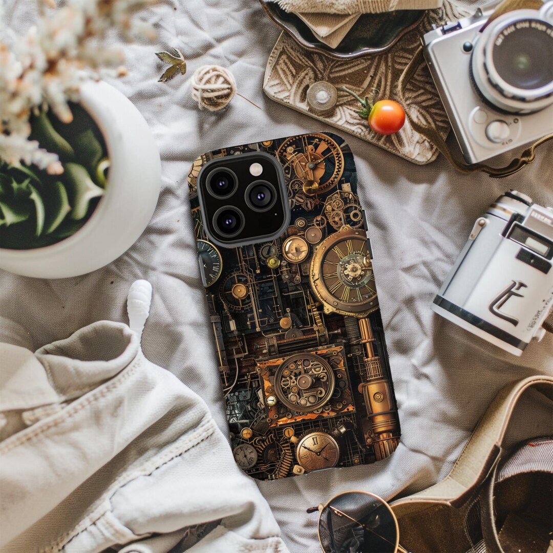 Steampunk Themed Cool Collage Phone Case Trendy Phone Case for iPhone ...