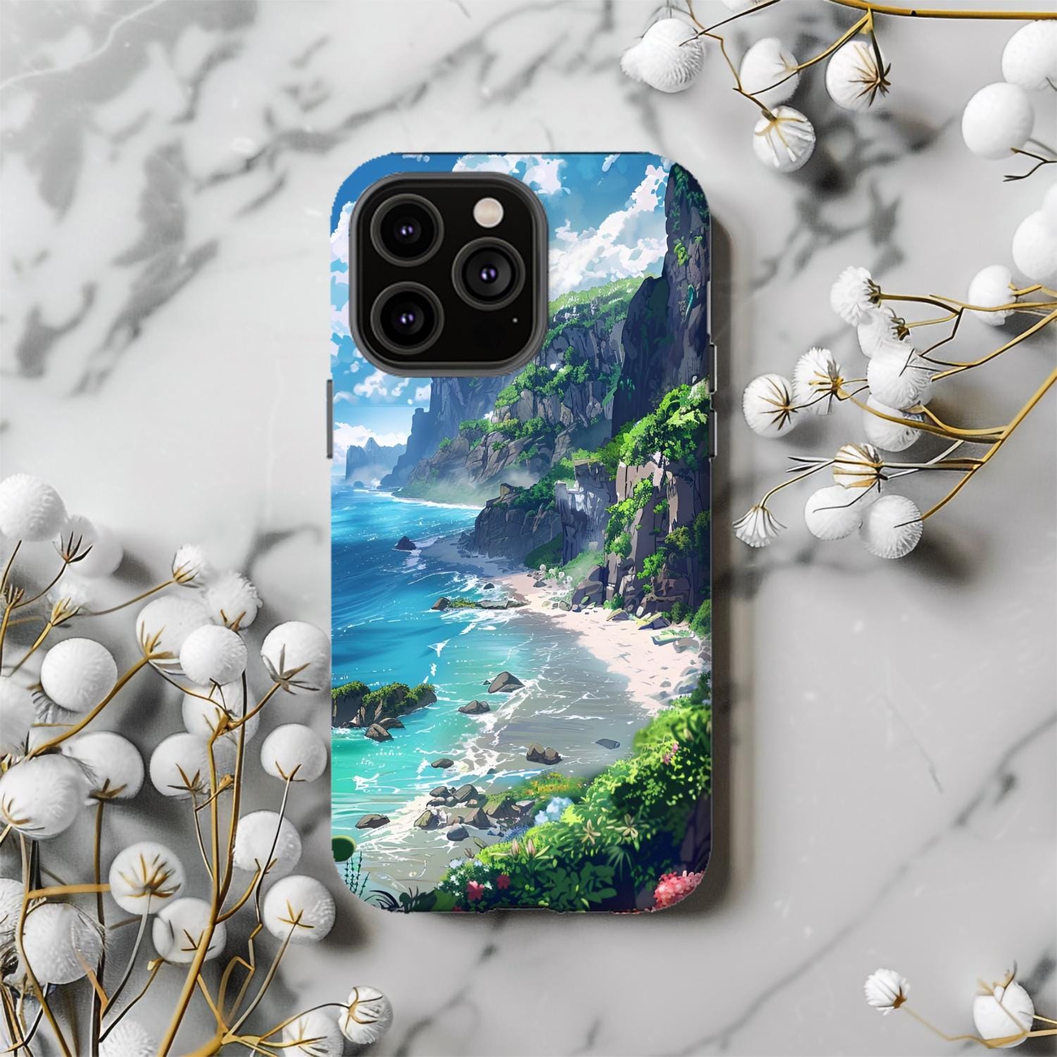 Anime Style Illustration Themed Phone Case Trendy Phone Case for iPhone ...