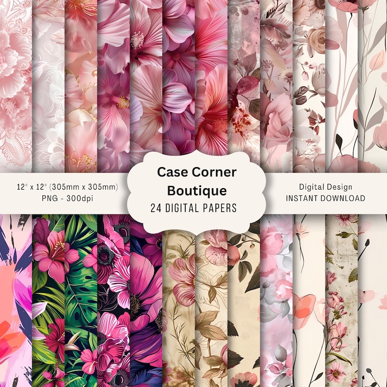 180+ Flowers PNG Bundle, High-quality Floral Clipart, 300 DPI, Instant ...