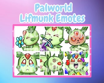 Lifmunk Palworld Twitch Emote Cute Palworld Chibi Discord Emotes ...