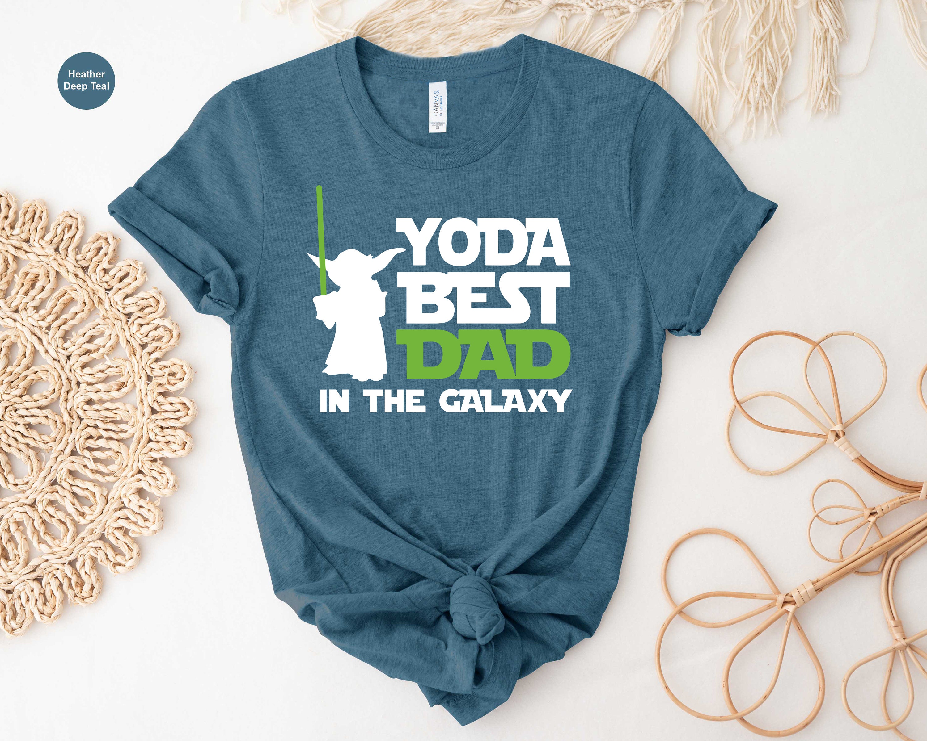 Yoda Best Dad in the Galaxy Star Wars Dad Shirt Father's - Etsy