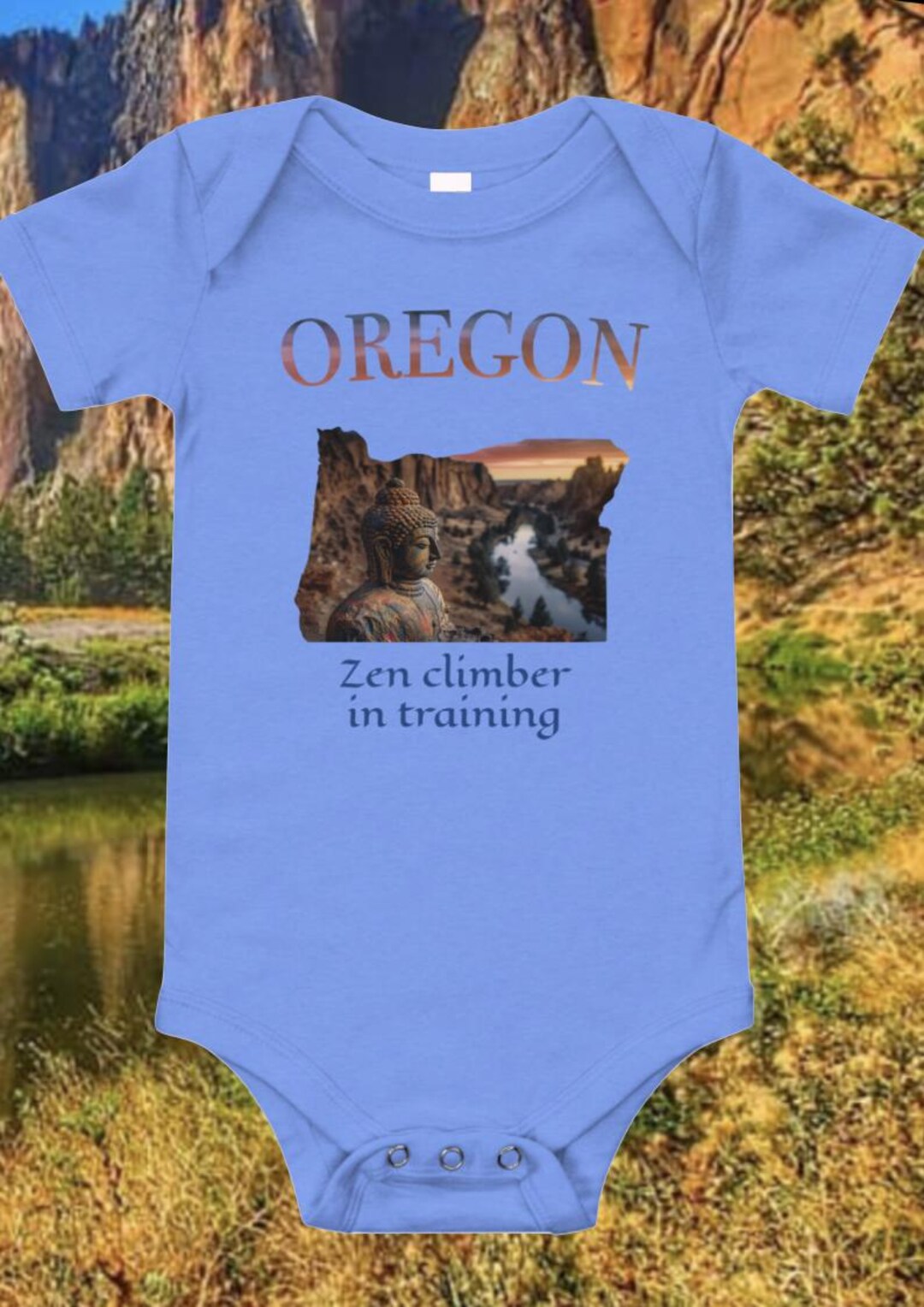 Baby Onesie Oregon Smith Rock Climber in Training - Etsy
