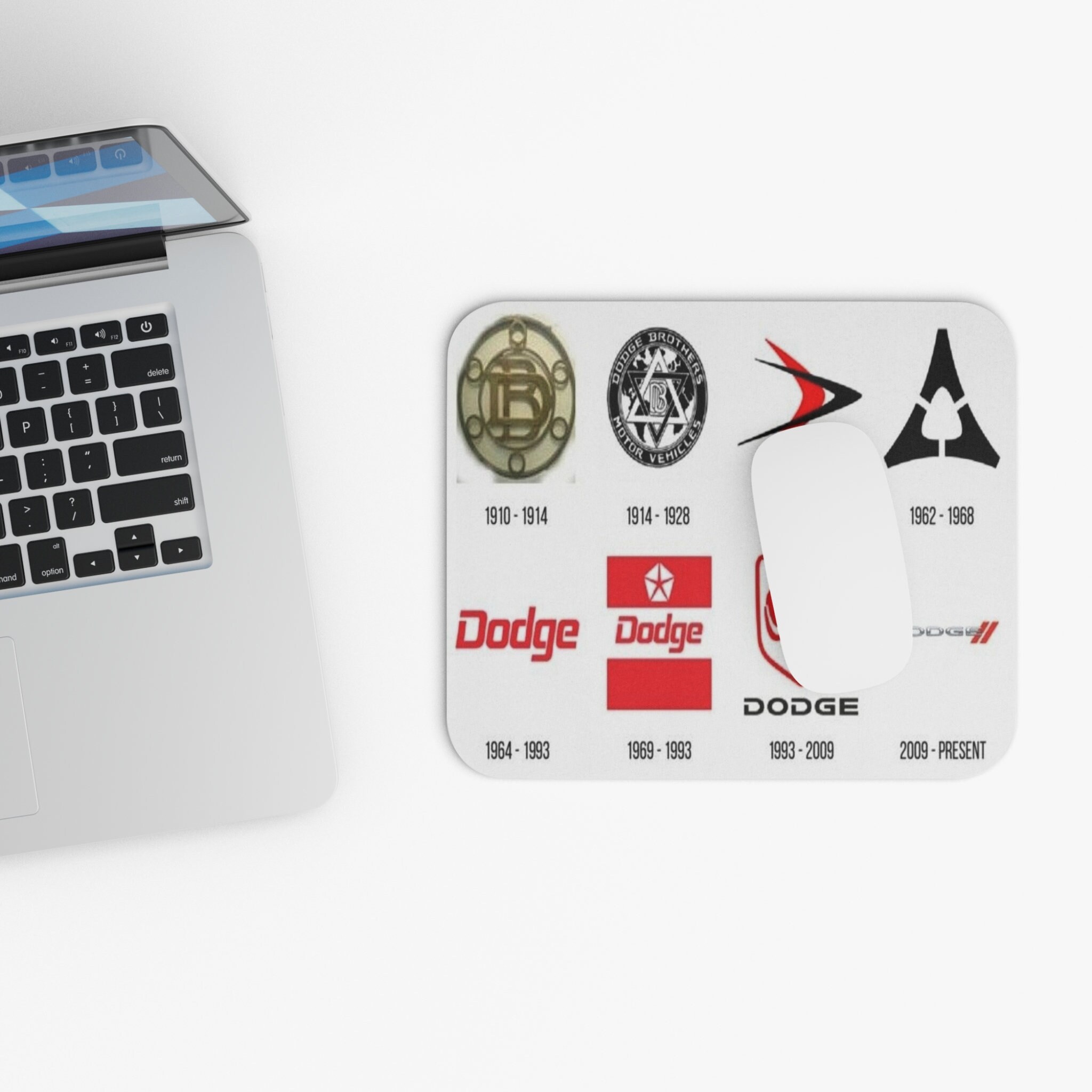 Dodge Emblem Collection Mousepad Gift Historical Dodge Logo - Etsy