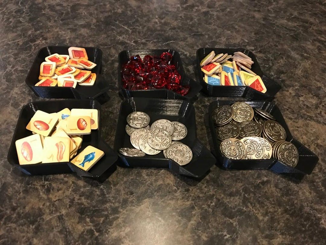 Customizable Stackable Board Game Component Trays - Etsy