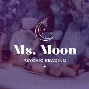 Celestial Logo, Psychic Reading Logo, Editable Logo, DIY Logo, Premade ...