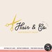 Hairdresser Logo, Editable Logo, DIY Logo, Premade Logo, Editable ...