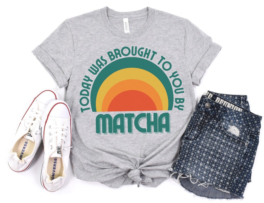 Retro Matcha Shirt Green Tea Shirt Tea Lover Gift Matcha - Etsy