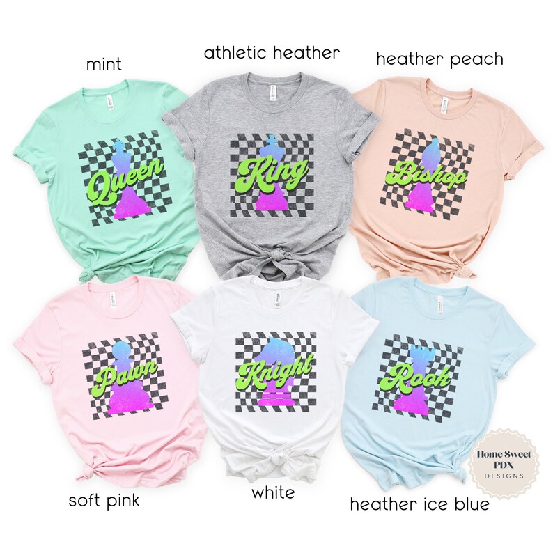 Chess Group Shirt, Matching Family Chess Tshirts, Halloween Costume ...