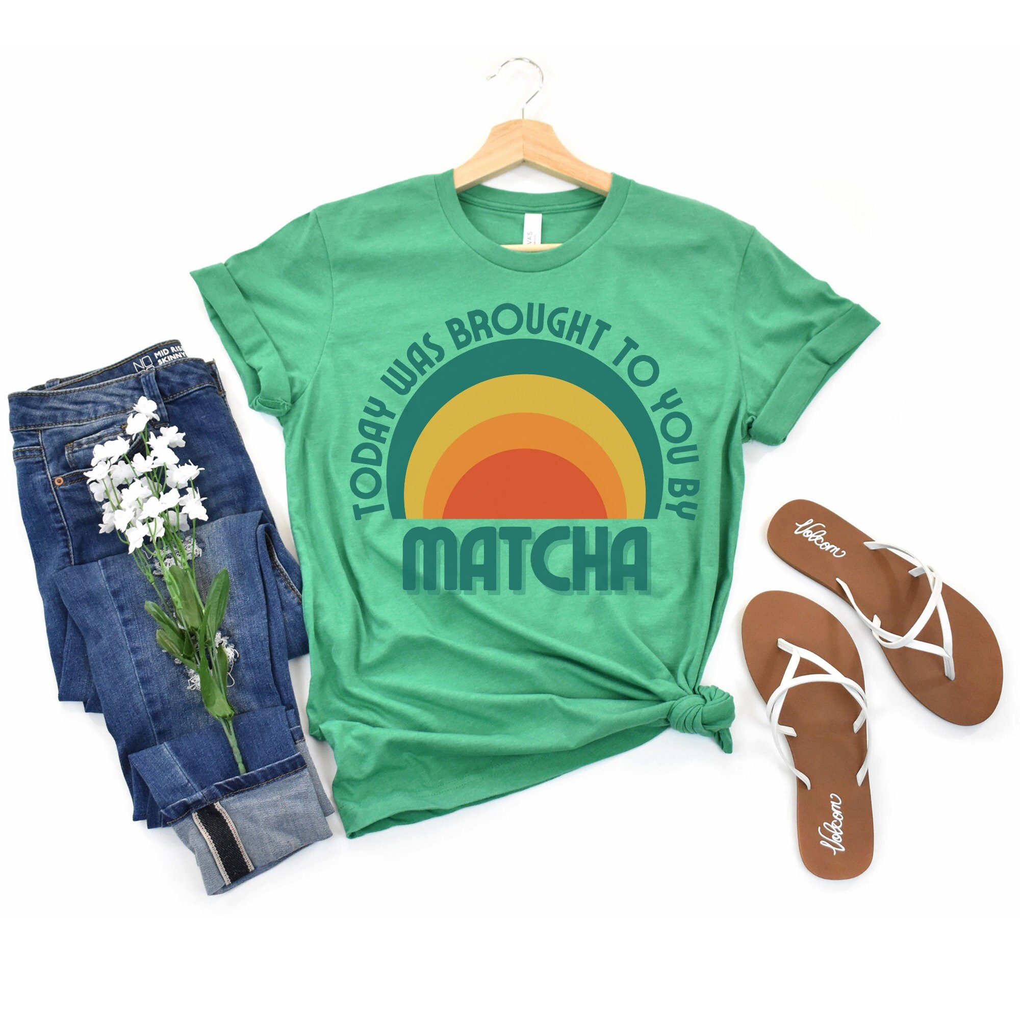 Retro Matcha Shirt Green Tea Shirt Tea Lover Gift Matcha - Etsy
