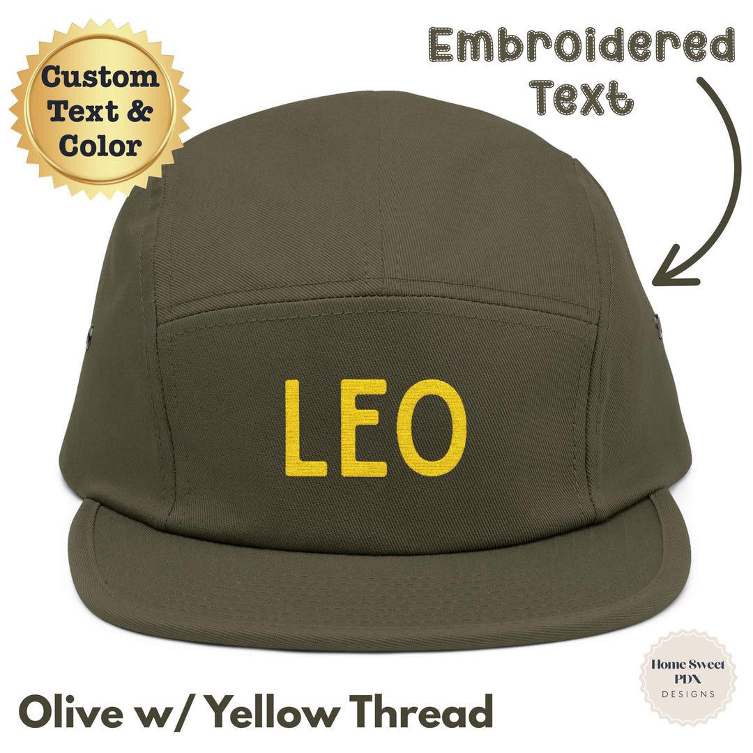 Custom Leo Birthday 5 Panel Hat, July Birthday Gift, Astrology Leo, Leo ...