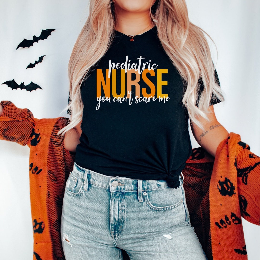 Halloween Pediatric Nurse Shirt, Funny Halloween Peds Nurse Shirt ...
