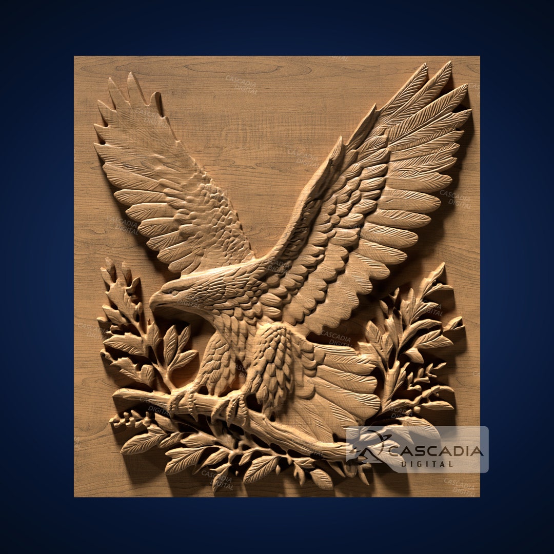 Eagle - STL Model for CNC Router and 3D Printing - Etsy