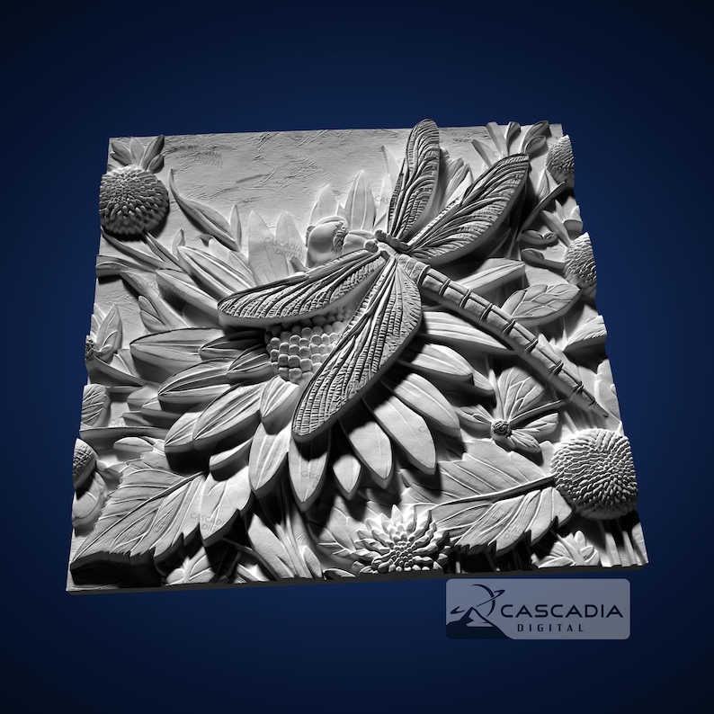 Dragonfly - STL Model for CNC Router and 3D Printing - Etsy