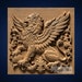 Griffin 3D STL File for CNC Router, 3D Print, Casting, Wood Carving ...