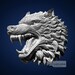 Wolf Head Fierce - STL Model for CNC Router and 3D Printing - Etsy