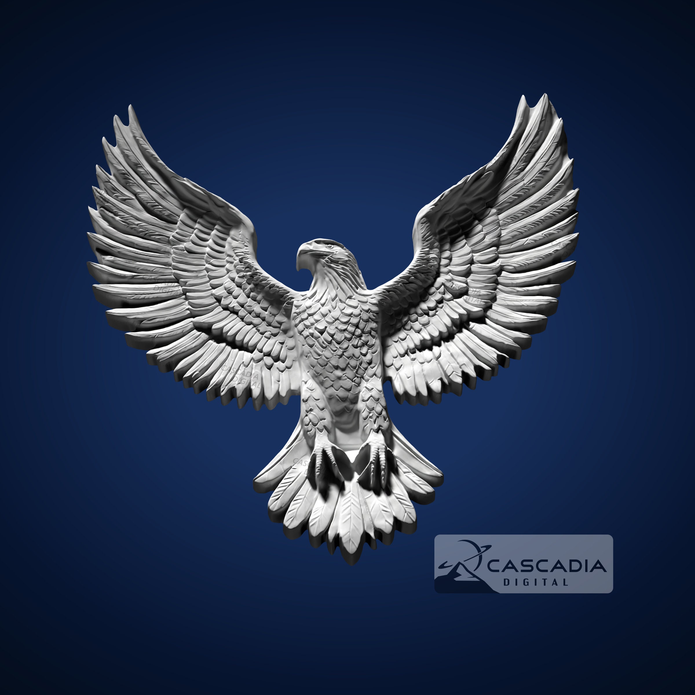 Eagle - STL Model for CNC Router and 3D Printing - Etsy